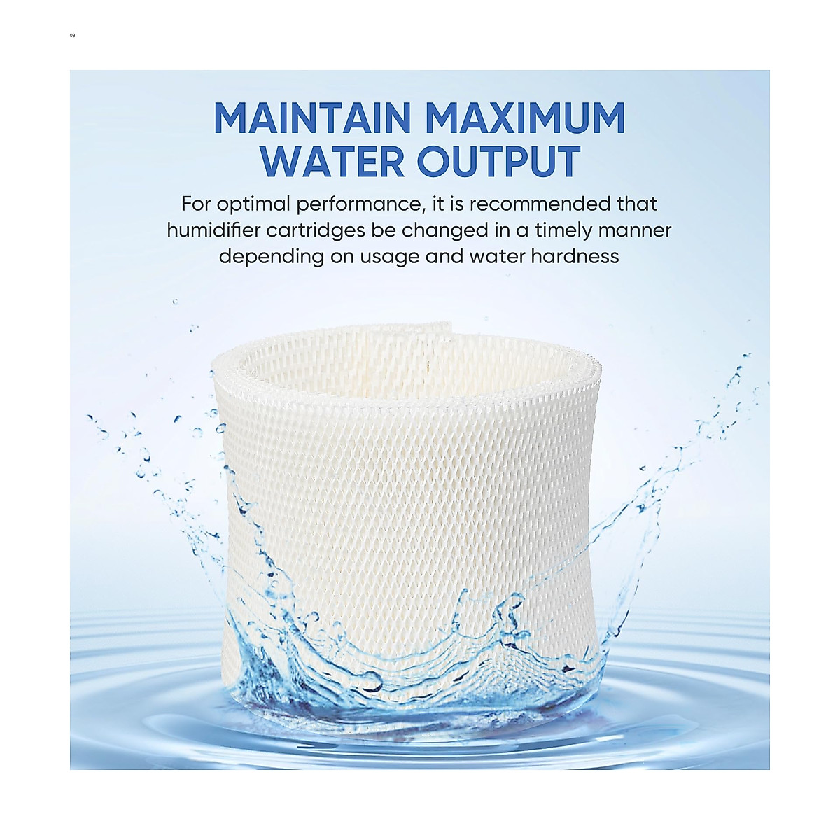 BIHARNT MAF2 Humidifier Filter Compatible with Aircare Esscik Air MiostAIR MA0800 MA08000 MA0601 and Replacement for Kenmore 15408 154080 17006, 4 Pack