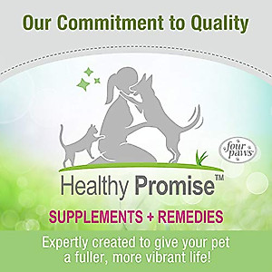 Four Paws Healthy Promise Pet Eye Wipes for Dogs and Cats 25 Count