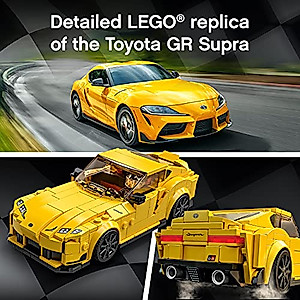 LEGO® Speed Champions Toyota GR Supra 76901 Toy Car Building Kit; Racing Car Toy for Kids