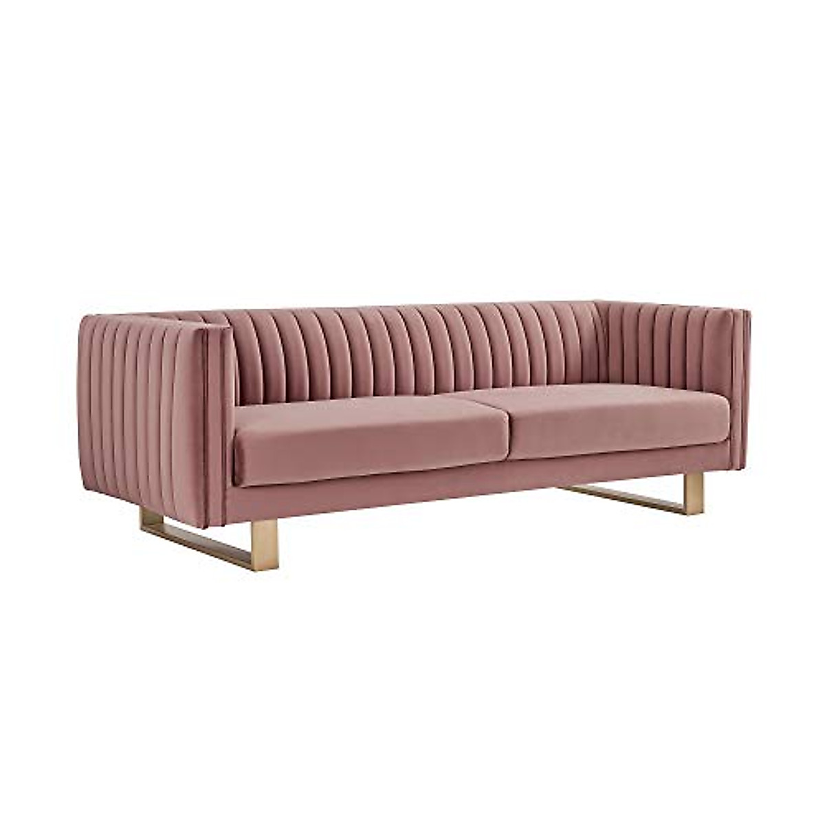 Armen Living Delilah Sofas, 86" W, Blush