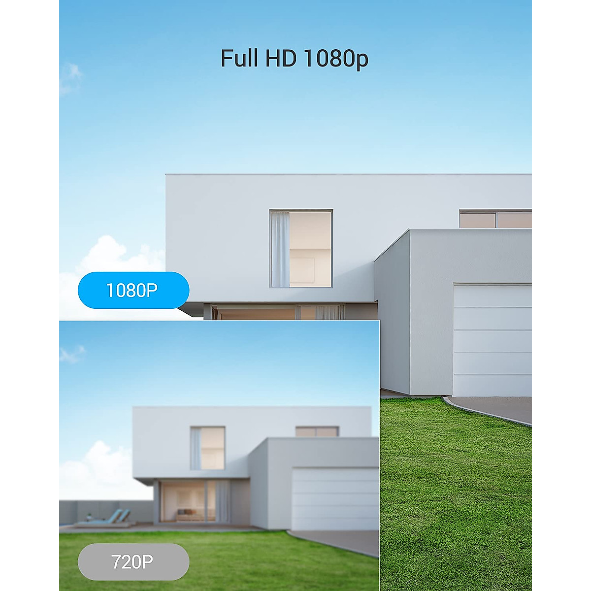 EZVIZ Security Camera Outdoor, 1080P WiFi Camera with Motion Alert, 100ft Night Vision and IP67 Waterproof, Compatible with Alexa Google Home | C3TN