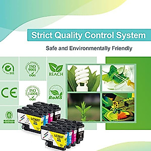 Miss Deer Compatible LC3037 Ink Cartridges High-Yield Replacement for Brother LC 3037 XXL LC-3037XXL LC3037BK for MFC-J6945DW MFC-J6545DW MFC-J5845DW MFC-J5945DW (Black Cyan Yellow Magenta) 8-Pack