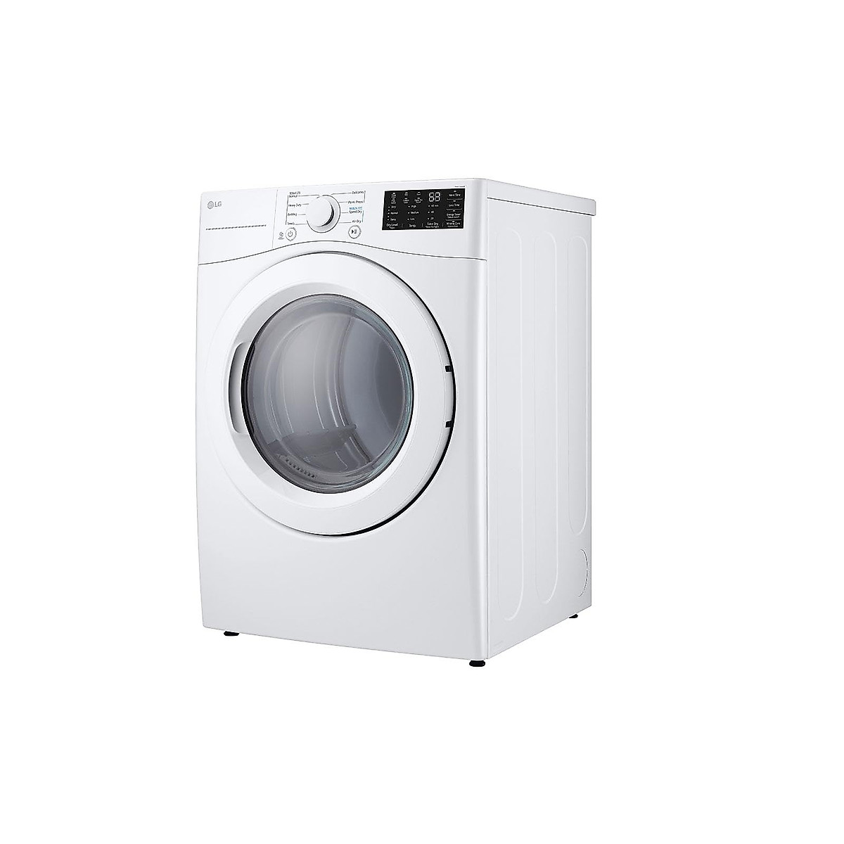 LG DLE3470W 7.4 Cu. Ft. White Ultra Large Capacity Front Load Dryer