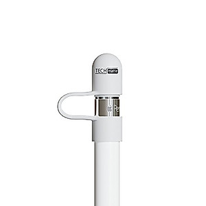 TechMatte Magnetic Replacement Caps Compatible with Apple Pencil 1st Generation-Cap Tether Included (2 Pack)