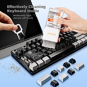 Laptop Screen Keyboard Cleaner Kit, Electronics Cleaning Tool for MacBook iPad iPhone Pro, Brush Tool for Tablet, Computer, PC Monitor,TV Camera Lens New Compact with Patent