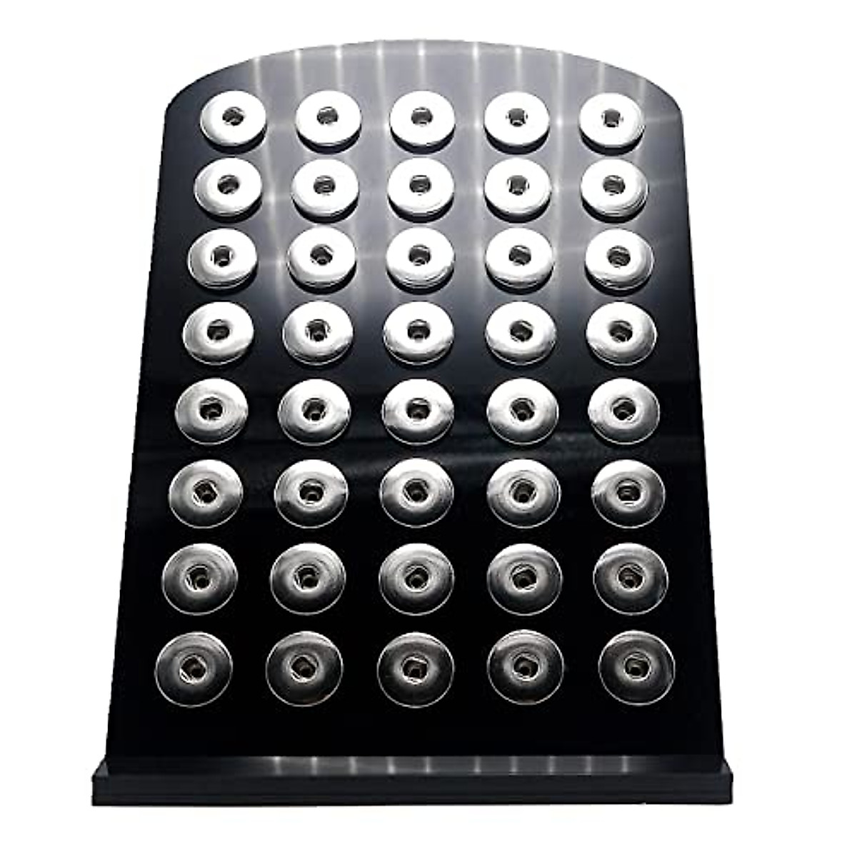 Ladieshow Acrylic Snap Button Jewelry Display Board for Larger Size 12mm 18mm 20mm Button