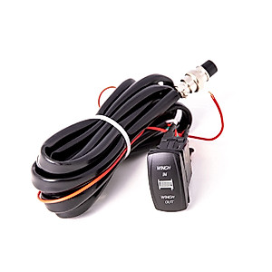 SuperATV 4500 lb Winch For UTV/ATV | Complete Black Ops Winch Kit | Waterproof Seals And Solenoid | 1.3 HP Motor | 166:1 Gear Ratio