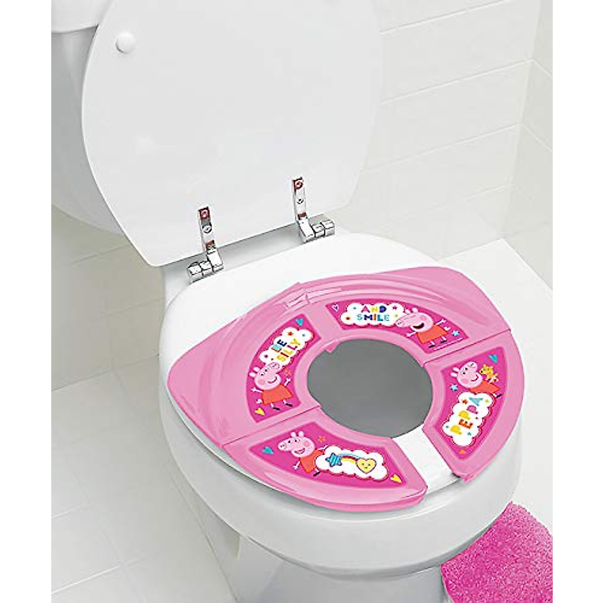 Ginsey Peppa Pig Travel/Folding Potty Seat, Pink