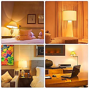 ENERGETIC SMARTER LIGHTING Dimmable A21 LED Bulb, 150 Watt Equivalent, 2600LM Super Bright Light Bulbs, Soft White 2700K, E26 Standard Base, UL Listed, Damp Rated, 4 Pack