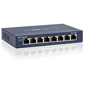 Netgear ProSafe FS108NA 8-Port 10/100 Fast Ethernet Switch