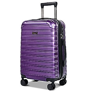 Feybaul Luggage Suitcase PC ABS Hardshell Carry On Luggage with Spinner Wheels