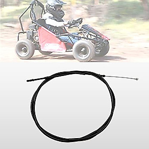 QYMOTO Coleman 73" Go Kart Throttle Cables for CK100-S throttle cable for go kart