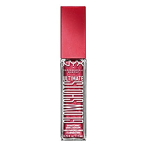 NYX PROFESSIONAL MAKEUP Ultimate Glow Shots, Liquid Eyeshadow, Long-Lasting Shimmer Eye Shadow with Vitamin C - Raspberry Rave