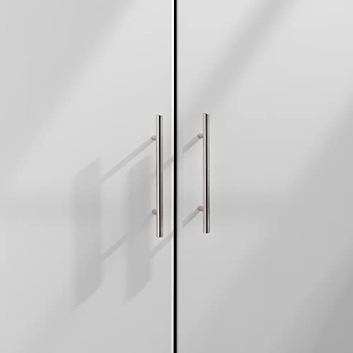 Prepac Elite 2 Door Standing Storage Cabinet, 16" D x 32" W x 65" H, White