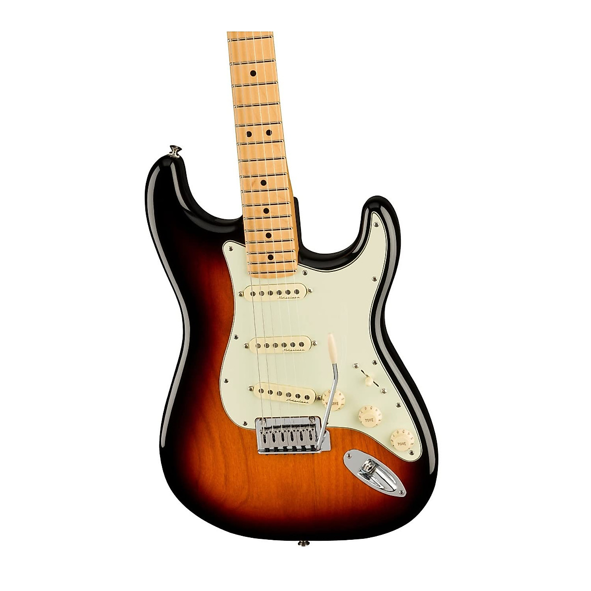 Fender Player Plus Stratocaster Electric Guitar, with 2-Year Warranty, 3-Color Sunburst, Maple Fingerboard