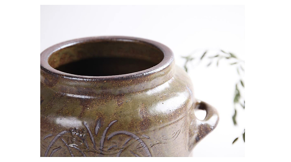 5L Korean Onggi Kimchi Pot - Versatile Storage Jar