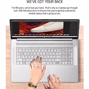 HP 2023 Newest 17 Laptop, for Business and Students, 17.3 Inch Display, Intel Core i3-1125G4 Processor, 16GB RAM, 512GB SSD, Intel UHD Graphics, WiFi, Bluetooth, USB A&C, Windows 11 Home in S Mode