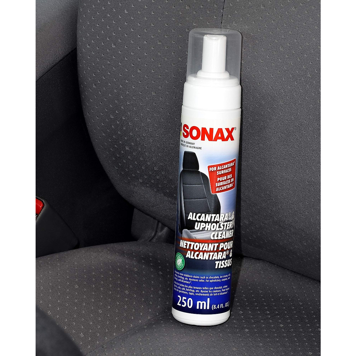 Sonax (206141) Upholstery and Alcantara Cleaner - 8.45 fl. oz., 250 Milliliter