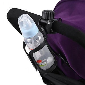 2Pack Universal Cup Holders Stroller Drink Holder Rotation Cup Holder for Bikes or Trolleys