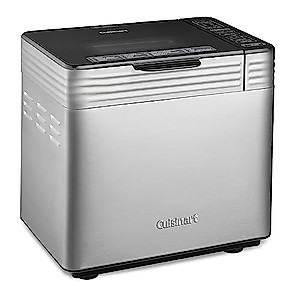 Cuisinart Convection Bread Maker Machine-16 Menu Options or Manually Adjust for Custom Bread, 3 Loaf Sizes up to 2lbs, 3 Crust Colors-Includes Measuring Cup + Spoon & Kneading Paddle Hook, CBK-210