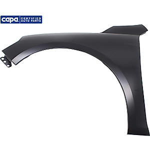 Evan Fischer Front Fender Compatible with 2016-2018 Chevrolet Malibu Primed Steel CAPA Driver Side