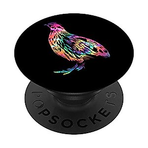 Awesome Northern Bobwhite Quail Colors A Quail Hunting Lover PopSockets Swappable PopGrip