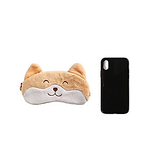 Nayothecorgi - Corgi Sleeping Mask with Cooling Gel Pad (Smiling)