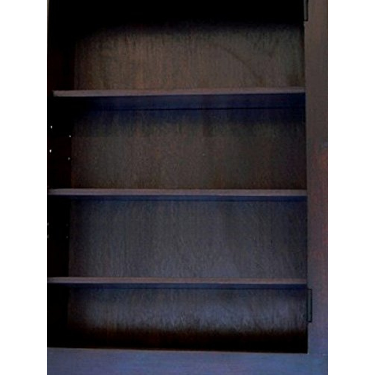 D&E Wood Craft Cabinets 24W x 33H Rustic Mission Recessed Medicine Cabinet/Dark Finish