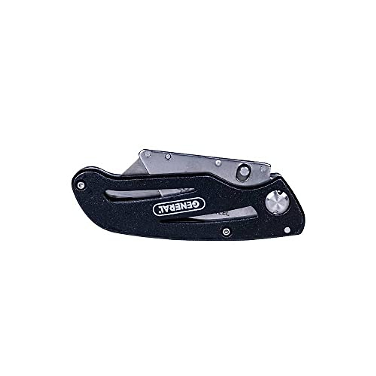 General Tools Folding Utility Lock Back Knife #WS-1204, Black