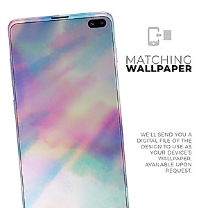 DesignSkinz Tie Dyed Bright Texture Protective Vinyl Decal Wrap Skin Cover Compatible with The Samsung Galaxy S20 (Screen Trim & Back Glass Skin)