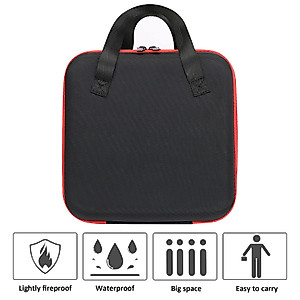 khanka Hard Case Replacement for Milwaukee 2767-20 M18 FUEL High Torque 1/2" Impact Wrench, Case Only