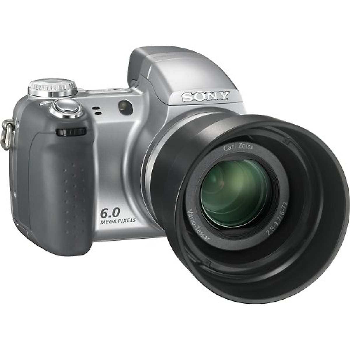 Sony Cybershot DSC-H2 6MP Digital Camera with 12x Optical Image Stabilization Zoom (OLD MODEL)