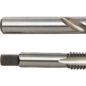 Chicago Latrobe 52580 HT18 High-Speed Steel Jobber Length Drill Bit and Hand Tap Set with Metal Case, Uncoated (Bright) Finish, Wire Size, Letter, Inch, 18-Piece, #6-32 to 1/2"-13 Tap Sizes