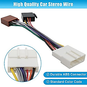 Car Radio Wire Harness Replacement for Nissan Altima Tiida Qashqai ISO Stereo CD DVD Power Speaker Adapter
