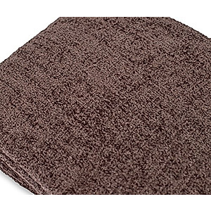 Internet’s Best Thick Chenille Throw Blankets - Ultra Soft Couch Blanket with Fringe - Light Weight Sofa Throw - 100% Microfiber Polyester - Easy Travel - Bed (Brown)