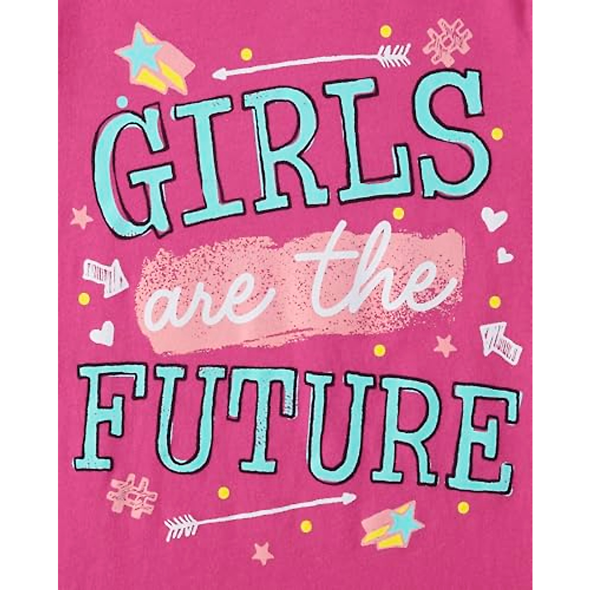 The Children's Place,School Graphic T-Shirts,Fresh Peonies|White,Large (10/12)