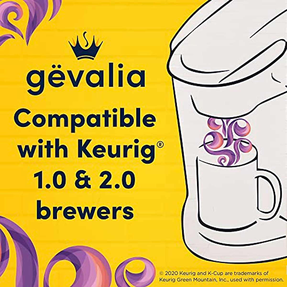 Gevalia Dark Royal Roast Dark Roast K-Cup Coffee Pods (84 Ct Box)