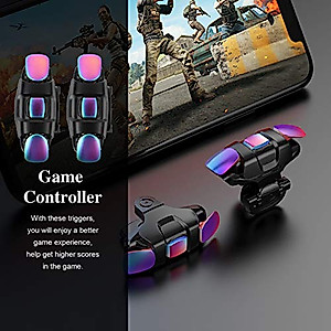 WOONEKY 1 Pair Professional Aid Portable Game Pad Handle Out/Phone for/Fornite/of Knives Mobile Travel Tablets for Gamepad Survival Conter Aim Trigger Practical Lightweight