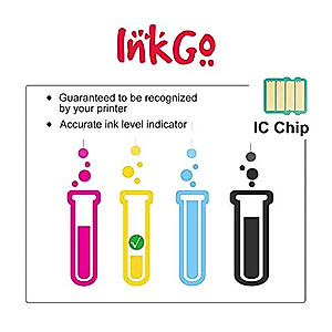 InkGo Compatible Toner Cartridge Replacement for Brother TN760 (Black, 2-Pack) (IG-TN760(2))