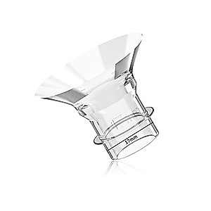 MomMed Flange Insert 17mm for MomMed/Momcozy/Tsrete 24mm Breast Shields/Flange, 17 mm Flange to Reduce 24mm Nipple Tunnel Down to 17 mm, 1Pack