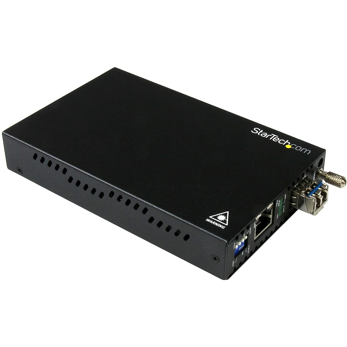 StarTech.com Singlemode (SM) LC Fiber Media Converter for 1Gbe Network - 10km - Gigabit Ethernet - 1310nm - with SFP Transceiver , TAA (ET91000SM10)