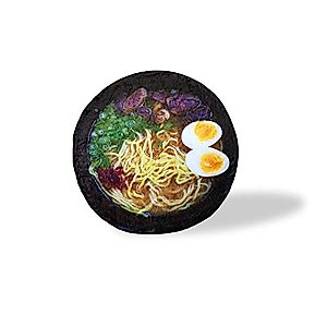 Ramen Bowl Fleece Throw Blanket | Large Soft Throw Blanket | Ramen Bowl Fleece Blankets And Throws And Throws | Officially Licensed Ramen Noodle Throw Blankets | Measures 60 Inches In Diameter