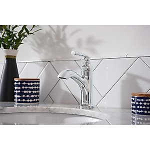 Hilliard 1+3 Hole 1 Lever Handle Mediterranean Bronze Lavatory Faucet