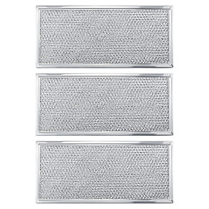 Beaquicy W10208631A Microwaves Grease Filter Approx. 13" x 6"- Replacement for Whirlpool GE Microwaves 3 Pack