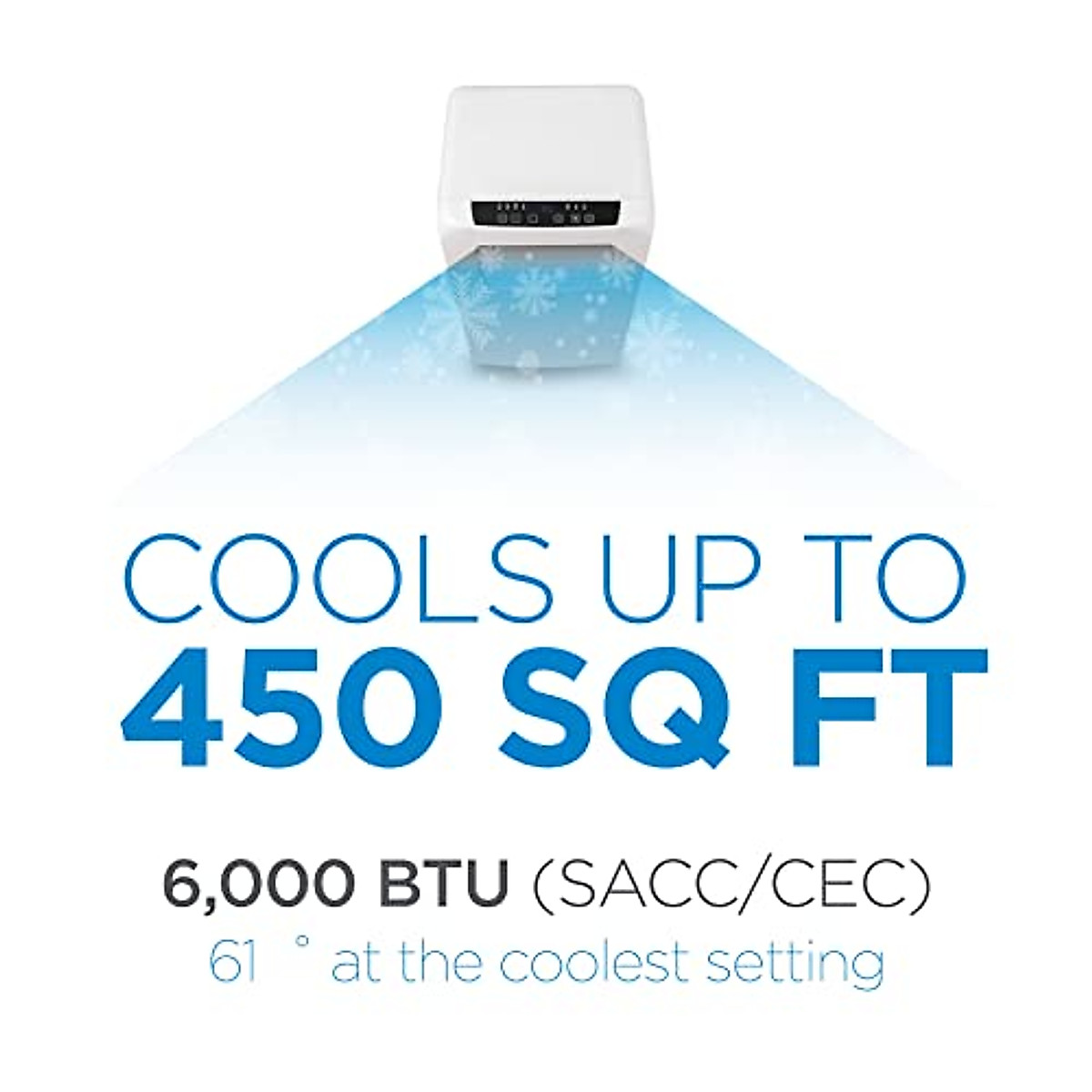 BLACK+DECKER 10,000 BTU Portable Air Conditioner with Remote Control, White