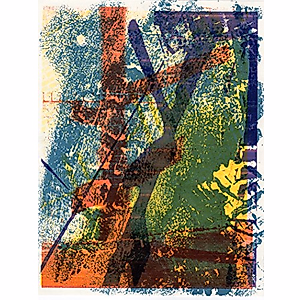 Brooklyn street shadow monoprint