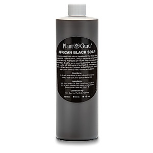 African Black Soap Liquid 16 fl. oz. 100% Raw Pure Natural From Ghana. Acne Treatment, Aids Against Eczema & Psoriasis, Dry Skin, Scars and Dark Spots. Great For Pimples, Blackhead, Face & Body Wash.