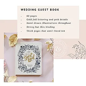 Lily & Val Wedding Guest Book, Fun Wedding Ideas, Alternative Wedding Guest Book, Capture Memories with Wedding Book for Decoration