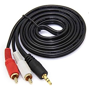 3.5mm to 2 RCA Audio Cable Replacement for Bose Wave Radio AWRC-1G AWR1RW AWRC-1P AWACCP