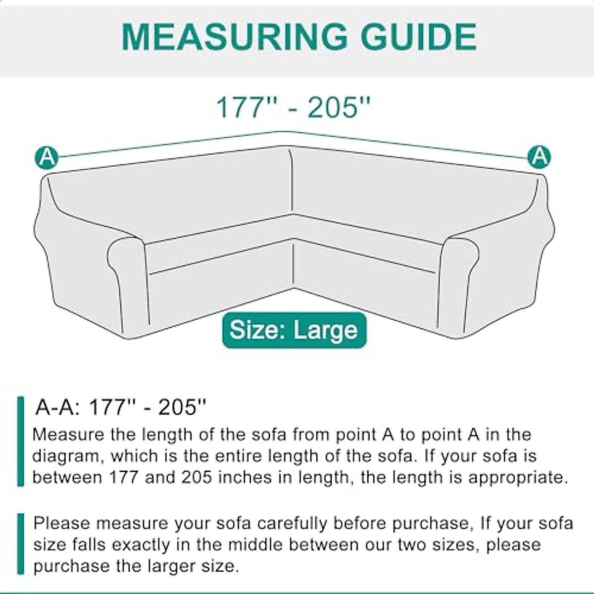 Arfntevss Corner Sectional Couch Covers L Shape Sofa Cover Magic Stretch Sectional Slipcover Set Water Repellent and Washable U Shaped Sofa Covers Living Room Soft Thick Protector (Light Grey, Large)